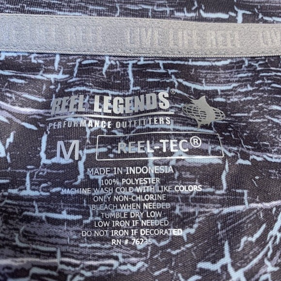 Reel Legends | Shirts | Reel Legends Shirt Adult Mens M Short Sleeve ...